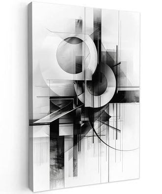 MuchoWow &copy; Impression sur Toile Decoration Murale Peinture 80x120 cm Reproductions de Tableaux Decoratifs Muraux D&eacute;co Chambre Tableau Salon Abstrait - Art - Mo