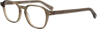 Ermenegildo Zegna Homme, Accessoires, Beige, Taille: 51 MM Ez5332 Optical Frame