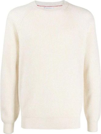 Brunello Cucinelli Homme, Pulls, Beige, Taille: L Pull ras du cou