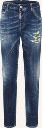 Dsquared2 Destroyed Jeans Teddy blau