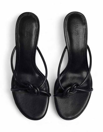 NA-KD Chaussures &agrave; talon avec noeud - Noir