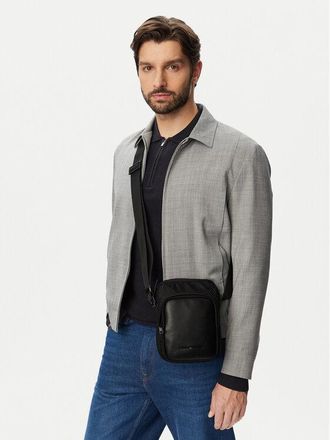 Tommy Hilfiger Umh&auml;ngetasche Th Nylon Jaquard Mini Reporter AM0AM14412 Schwarz
