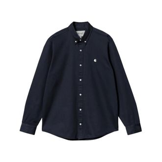 Carhartt Work in Progress Homme, Chemises, Bleu, Taille: M L/S Madison Shirt