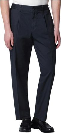 Santaniello Homme, Pantalons, Bleu, Taille: S Pantalon Pliss&eacute; Irno