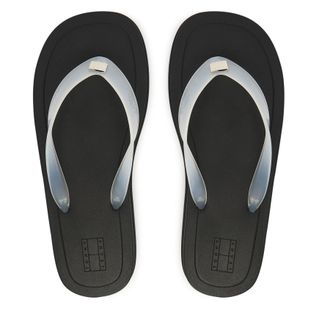 Tommy Jeans Zehentrenner Tommy Jeans Tjw Cleated Jelly Summer Sandal EN0EN02954 Wei&szlig;