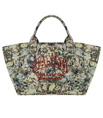 Ganni SAC CABAS TAPESTRY XXL MULTICOLOR GANNI