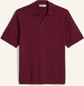 Marc O'Polo Denim Marc Opolo Denim Strick-Poloshirt rot