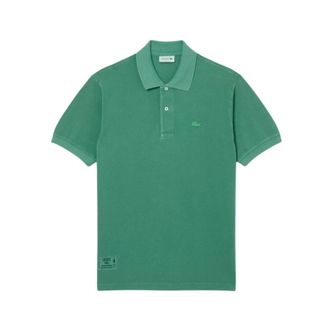 Lacoste Homme, Tops, Vert, Taille: 3XL Polo Classique L.12.12 avec Effet Lavé