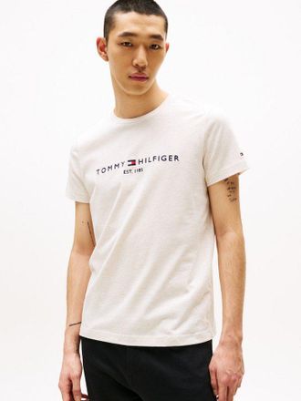 Tommy Hilfiger T-Shirt TOMMY LOGO TEE aus reiner Baumwolle
