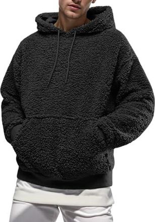 Generic Sweat a Capuche Homme Hooded Sweatshirt Sweats &agrave; Capuche Fleece Homme et Femme Plus Taille Europ&eacute;enne pour Automne et Hiver