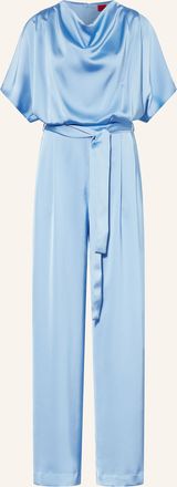 HUGO BOSS Hugo Satin-Jumpsuit Kasmina blau