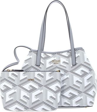 Guess Women Vikky Tote Bag, Stone Logo