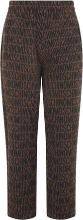 Moschino Pantalon doux &agrave; taille &eacute;lastique moderne - Homme - Pantalons - Brun - Taille: M