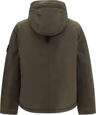 Stone Island Mens Bicolor Polyester Shell Jacket Clothing
