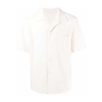 Our Legacy Homme, Chemises, Blanc, Taille: XL Chemise Box &agrave; Manches Courtes