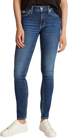 Calvin Klein Jean Femme Mid Rise Skinny Fit, Bleu (Denim Dark), 30W/26L
