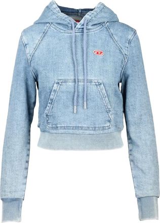 Diesel Damen, Sweatshirts & Hoodies, Blau, SGröße