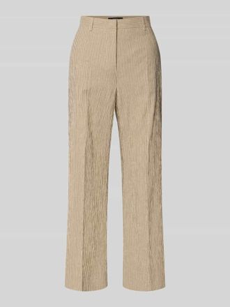 Max Mara Regular Fit Weite Hose aus Baumwoll-Leinen-Mix Modell MARINA
