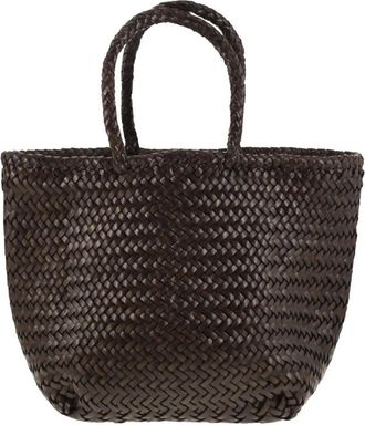 Dragon Diffusion Shopper & Totes - Grace Basket Small - Woven Leather Bag - Gr. unisize - in Schwarz - f&uuml;r Damen