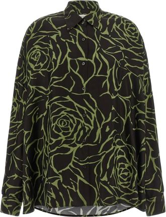 Dries Van Noten Femme, Blouses et Chemises, Multicolore, Taille: 38 FR Casia Shirt