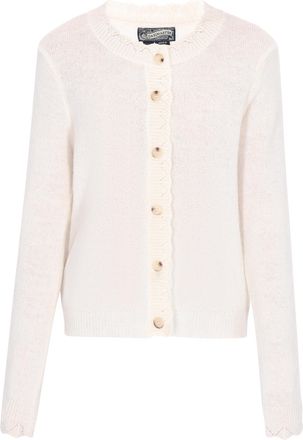 Dreimaster Dreimaster Strickjacke Frauen Wei&szlig;