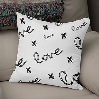 Bonamaison Le Jardin du Lin Kissen Zierkissenbezug Kissenbezug, Zuf&auml;lliges Muster Dekoration, F&uuml;r Zuhause Autos B&uuml;ro Sofa Wohnzimmer Couch Schlafzimmer Dekor, 50