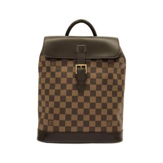 Louis Vuitton Pre-owned Damier Soho Coated Canvas Backpack - - Pre-owned - Damen - Braun - ONE SIZE