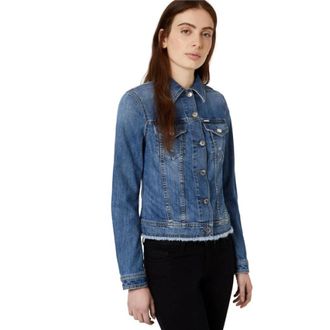 Liu Jo Mickey Washed Denim Jacket - - Jackets - Damen - Blau - XS