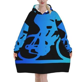 Generic Sweat &agrave; capuche pour femme et homme avec anneaux darbre pour adultes surdimensionn&eacute;s pour une couverture douce et chaude