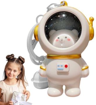 Generic Porte-cl&eacute;s ours mignon - Porte-cl&eacute;s en silicone souple de dessin anim&eacute;, pendentif lumineux | Support d&eacute;coratif de taille mini avec fonction LED, ornem