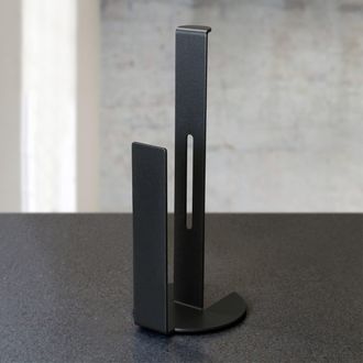 Enjoy Design RacknRoll Stilvoller Küchenrollenhalter I Made in Germany I In Elegantem Anthrazit Aus Hochwertigem Edelstahl - Praktischer Küchenpapierhalter Stehend