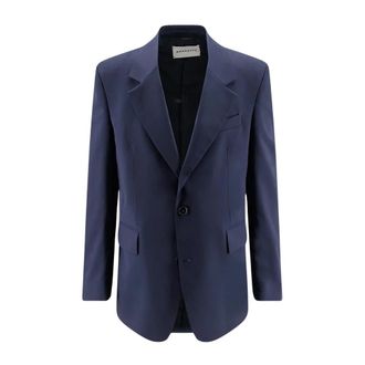 Amaranto Einreihige Jacke mit zwei Kn&ouml;pfen - - Jackets - Herren - Blau - S