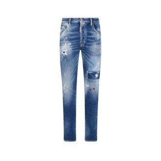 Dsquared2 Skater Jeans mit Patches - - Trousers - Herren - Blau - S