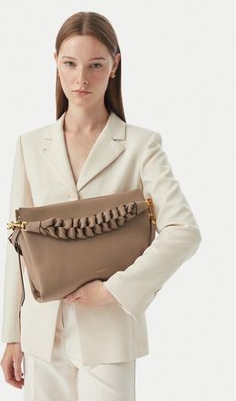 Coccinelle Handtasche M250 Boheme Grana Double E1 M50 19 02 01 Dunkelbeige