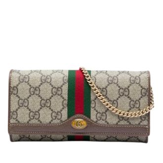 Gucci Pre-owned Ophidia Wallet on Chain - Femme - Pre-owned - Beige - Taille: ONE Size