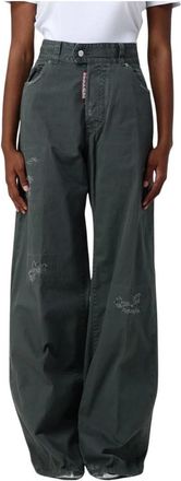 Dsquared2 Damen, Hosen, Grau, XSGr&ouml;&szlig;e