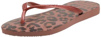 Havaianas Mens Top Logomania Colors Green Flip Flops, rose, 33/34 EU