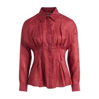 Max Mara Damen, Blusen & Hemden, Rot, LGr&ouml;&szlig;e