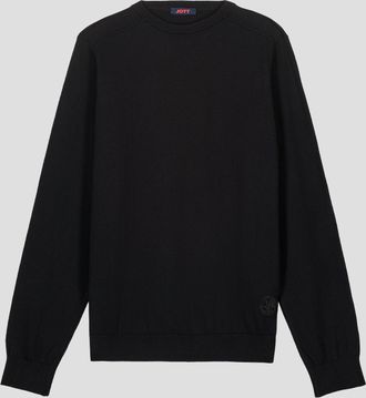 Jott Pull en maille col rond Noir Hadrien - Taille 3XL
