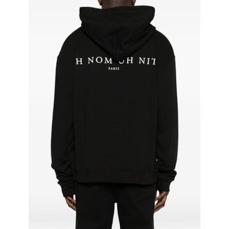 Ih Nom Uh Nit Graphic Print Hoodie - Black