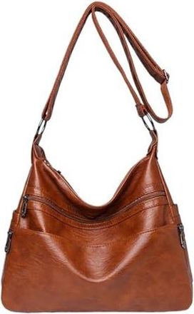 Generic Compatible for le sac &agrave; main for femme, bandouli&egrave;re d&eacute;contract&eacute;e de grande capacit&eacute;, for, dos(Light Brown)