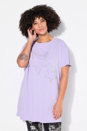 Angel Of Style T-Shirt T-Shirt Boxy Fit Sterne auf Mesh