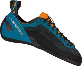 La Sportiva M Finale Blau - Leistungsf&auml;higer technischer Herren Kletterschuh, Gr&ouml;&szlig;e EU 45.5 - Farbe Space Blue - Maple