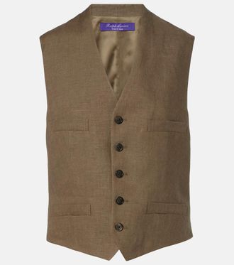 Ralph Lauren Collection Weste Jaiden aus Leinen