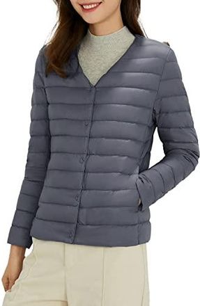 Generic Doudoune légère et compacte pour femme 2026, bleu, XXL