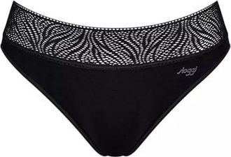 sloggi Pantalon menstruel Tai - Taille M - Anti-fuite - Pour femme - Noir, Noir, XS