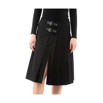 Moschino Femme, Jupes, Noir, Taille: 36 FR Jupe : Chic et sophistication avec une touche audacieuse