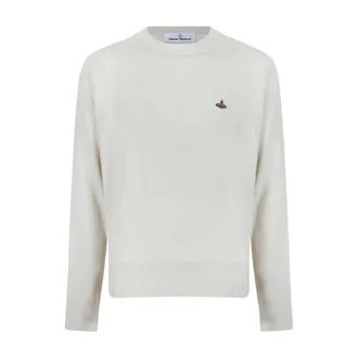 Vivienne Westwood Homme, Pulls, Blanc, Taille: M Pull Col Rond Alex