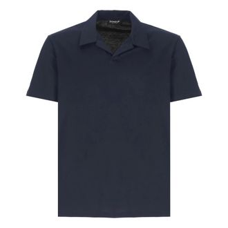 Dondup Homme, Tops, Bleu, Taille: S Polo Bleu en Coton