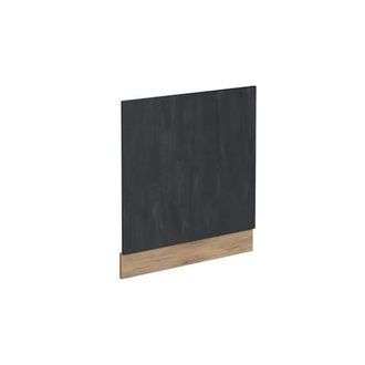 Vicco façade R-Line, Béton Noir/Chêne de Force doré, 60 cm sans Plan de Travail